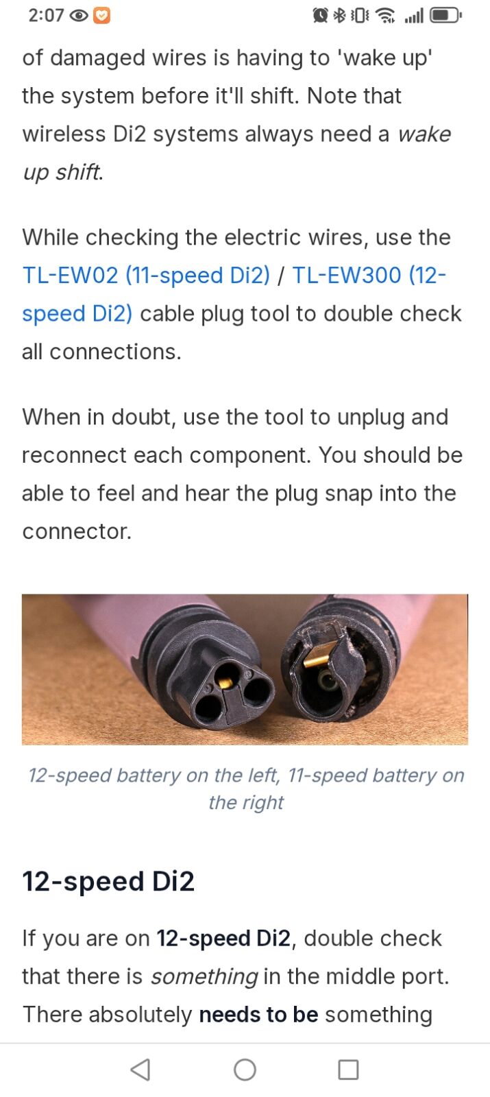 Di2 11 speed battery wanted | Batteries & Accessories | Bike Hub