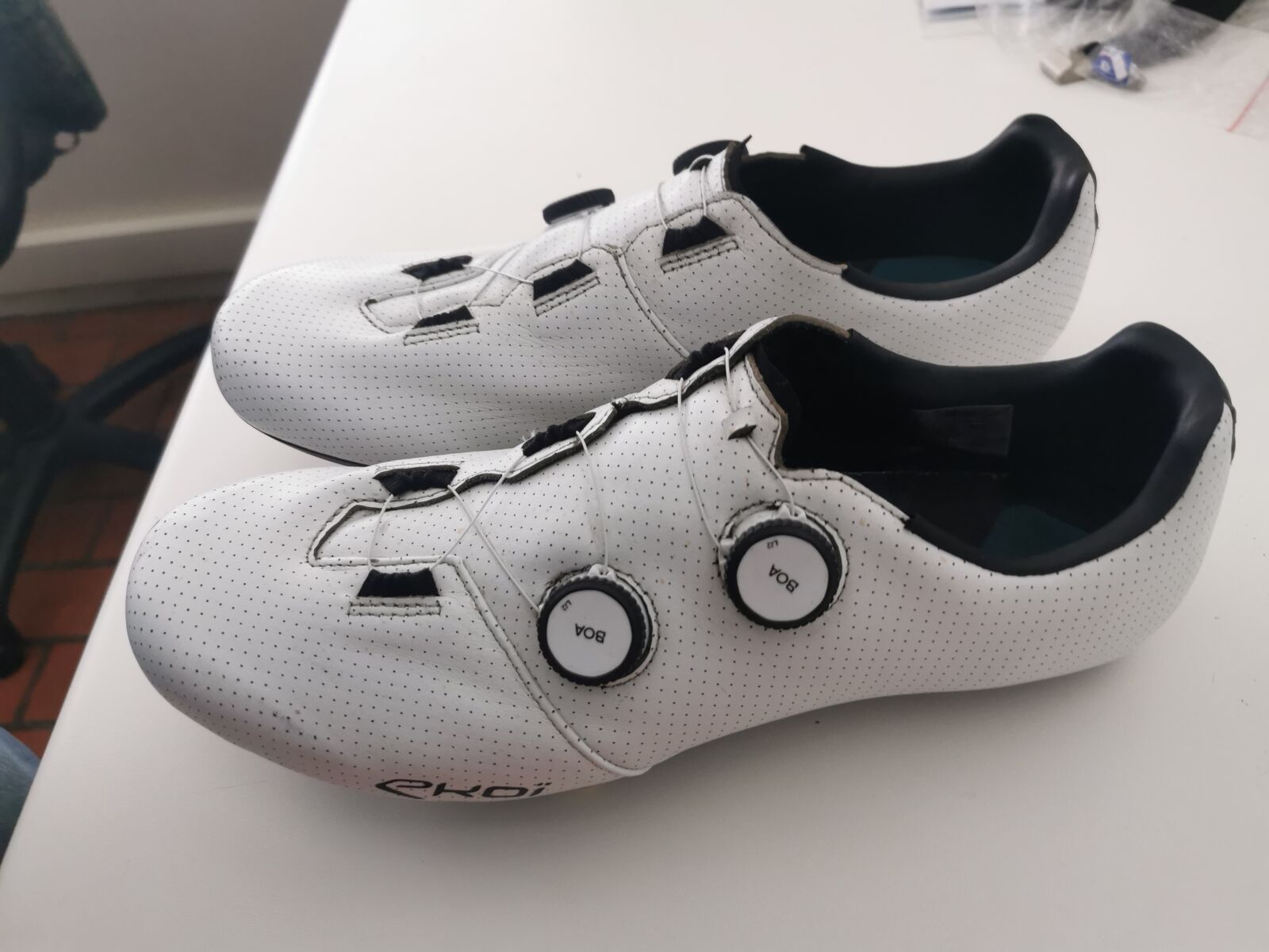 Ekoi Pro Team C12 ( Carbon / Leather ) UK12 | Shoes | Bike Hub
