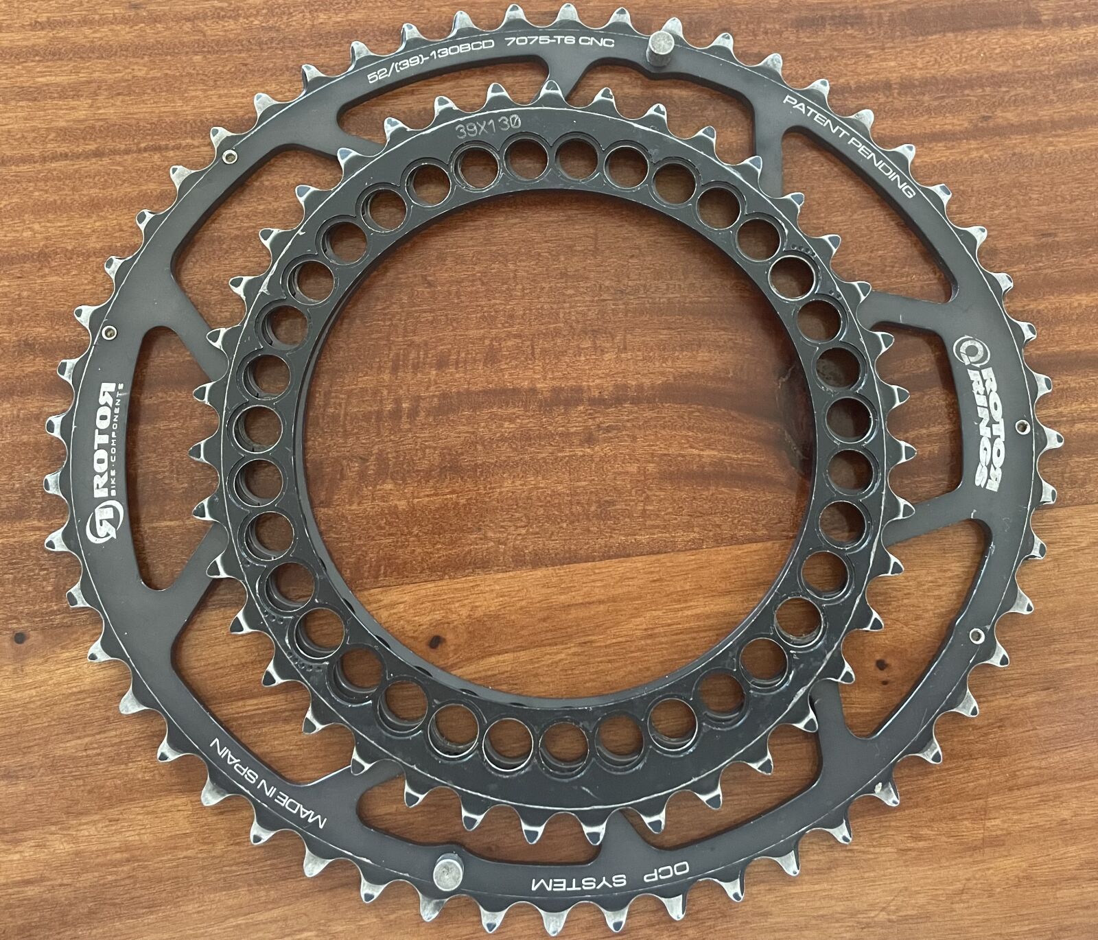 Rotor Rings 52/39 130 BCD | Chainrings | Bike Hub