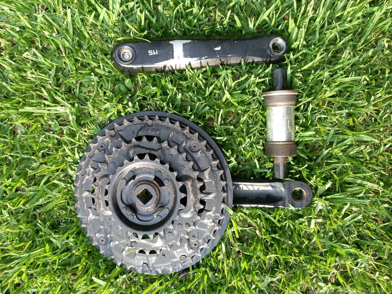 3 Speed Shimano Crankset 175mm Crank Length | Cranksets | Bike Hub