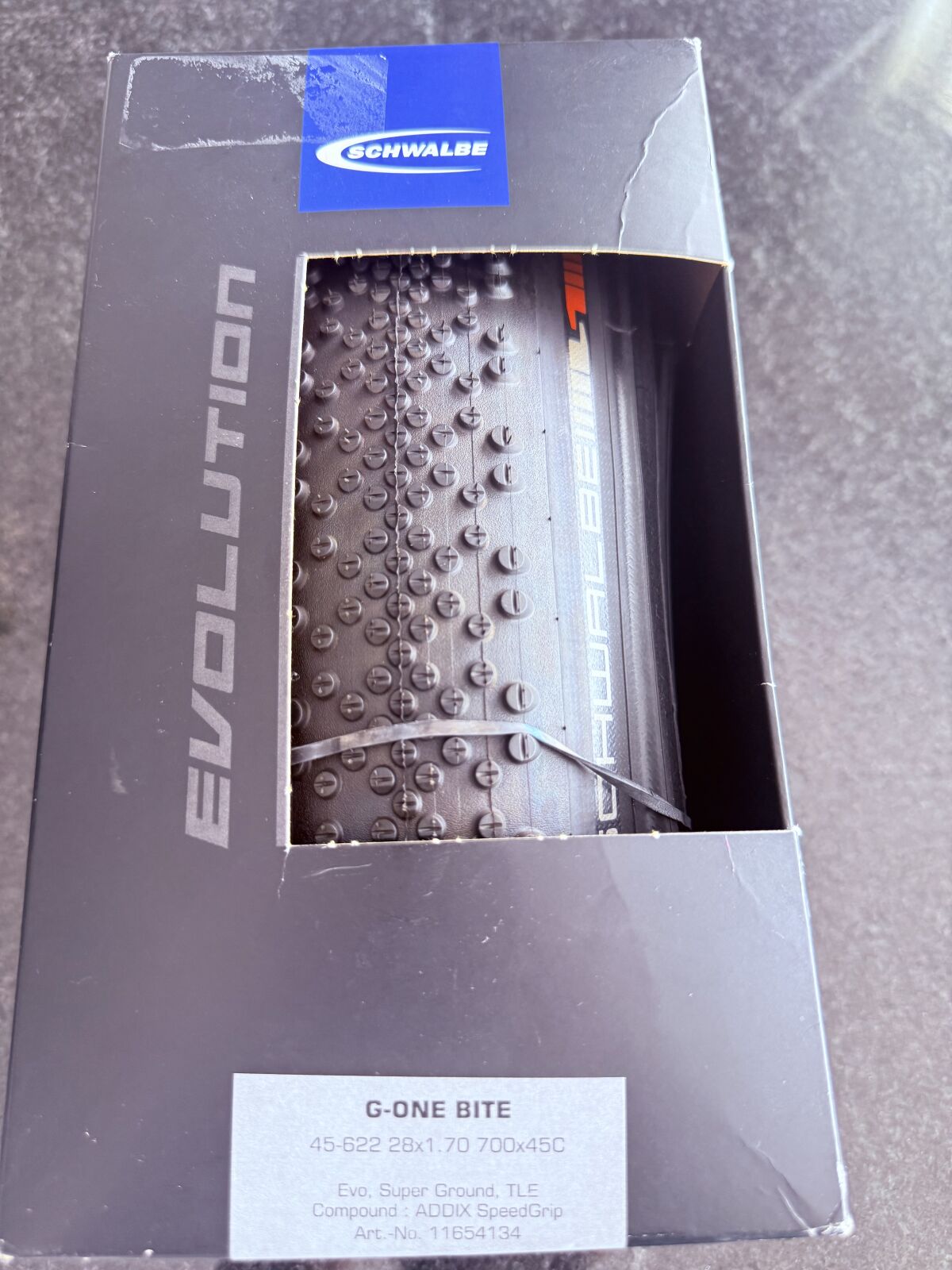 Schwalbe G One Bite Evo 700x45mm | Gravel Bike Tyres | Bike Hub