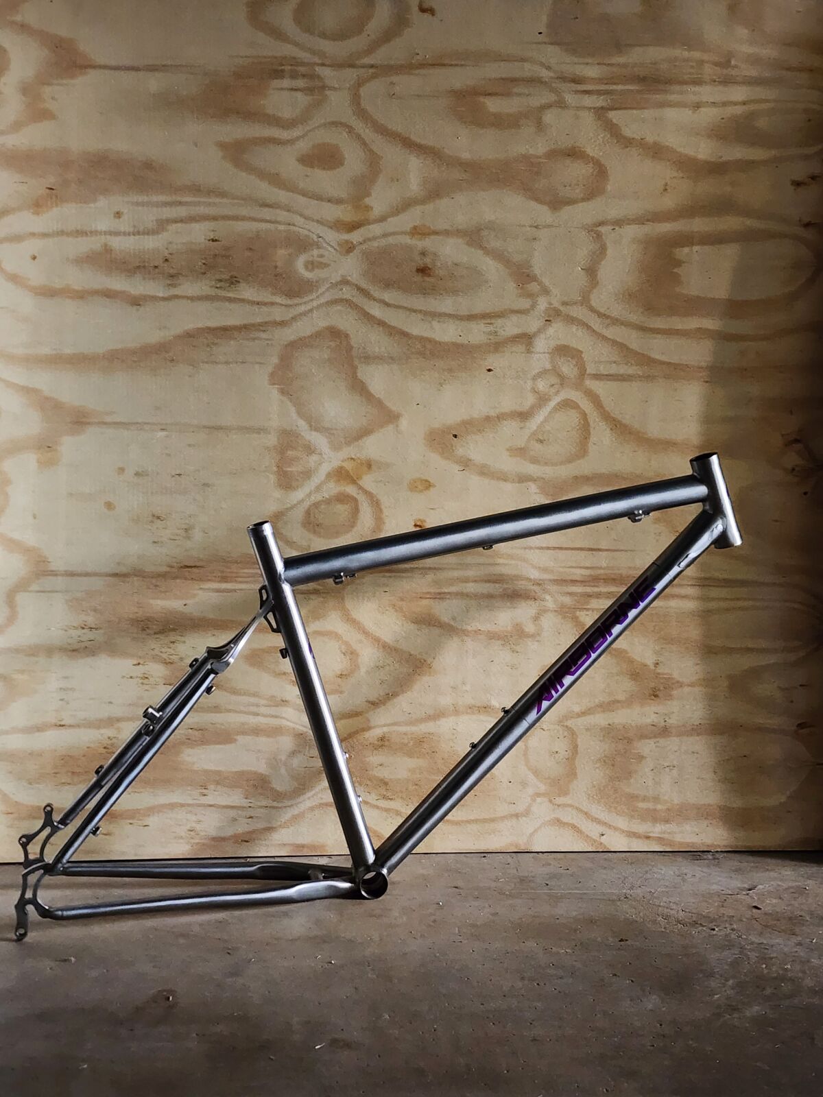 Airborne Black Widow Titanium | Hardtail Mountain Bike Frames | Bike Hub
