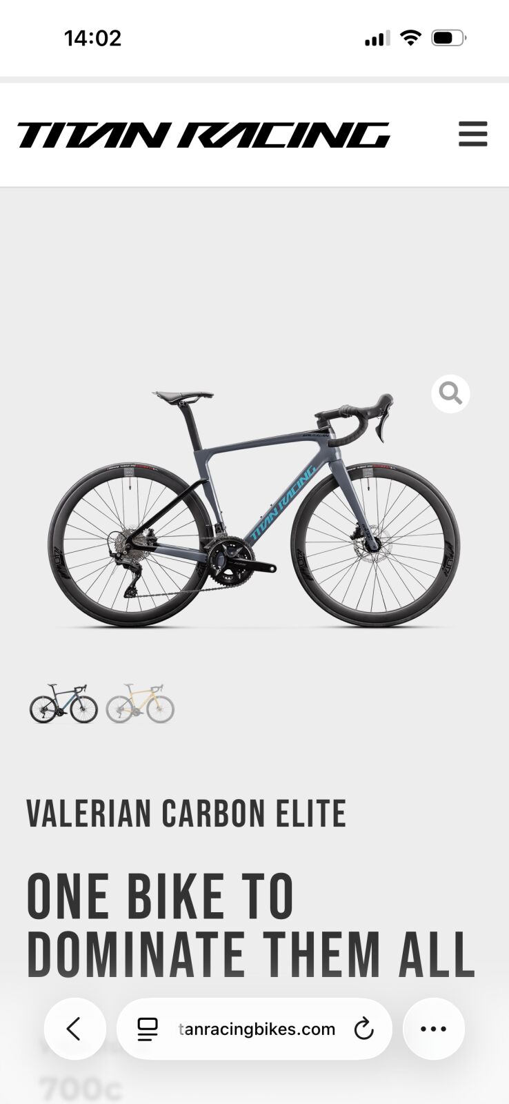 Carbon Road Bike Medium Titan Racing | Road Bikes | Bike Hub